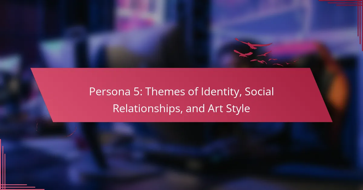 Persona 5: Exploring Identity, Relationships & Unique Art Style